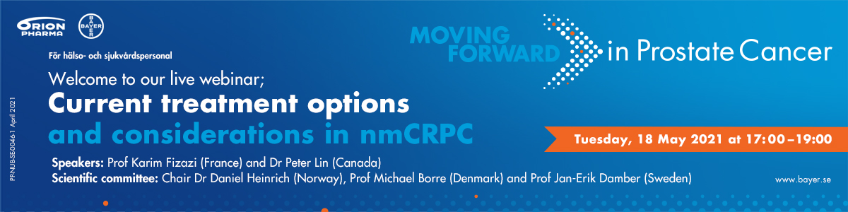 Current treatment options and considerations in nmCRPC - Onkologi i Sverige